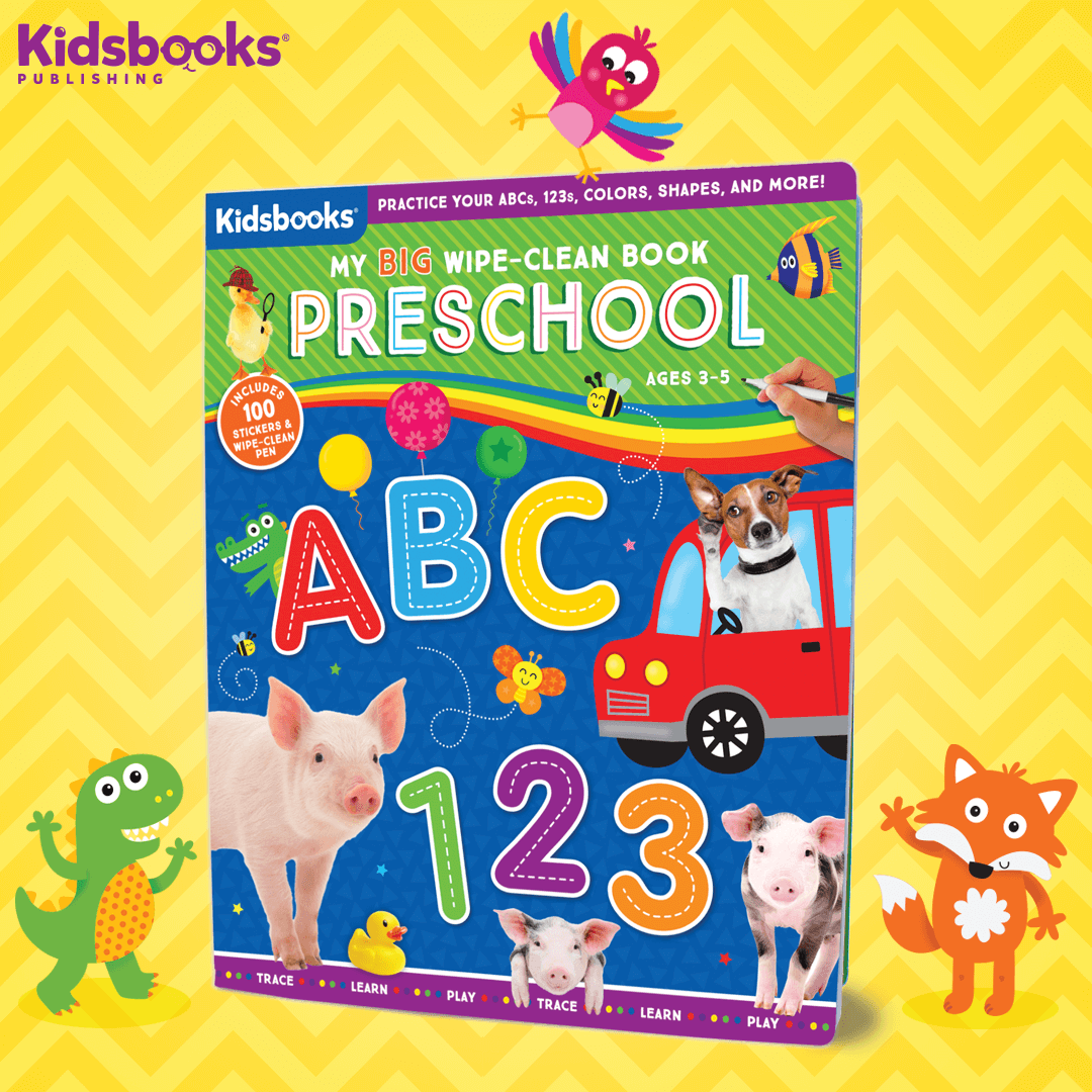 My Big Wipe-Clean Book: Preschool | Kidsbooks Publishing