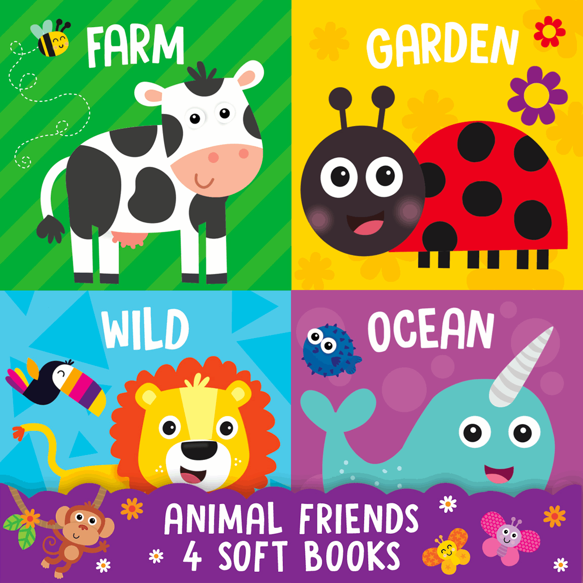 Animal Friends Soft Block Books – Kidsbooks Publishing