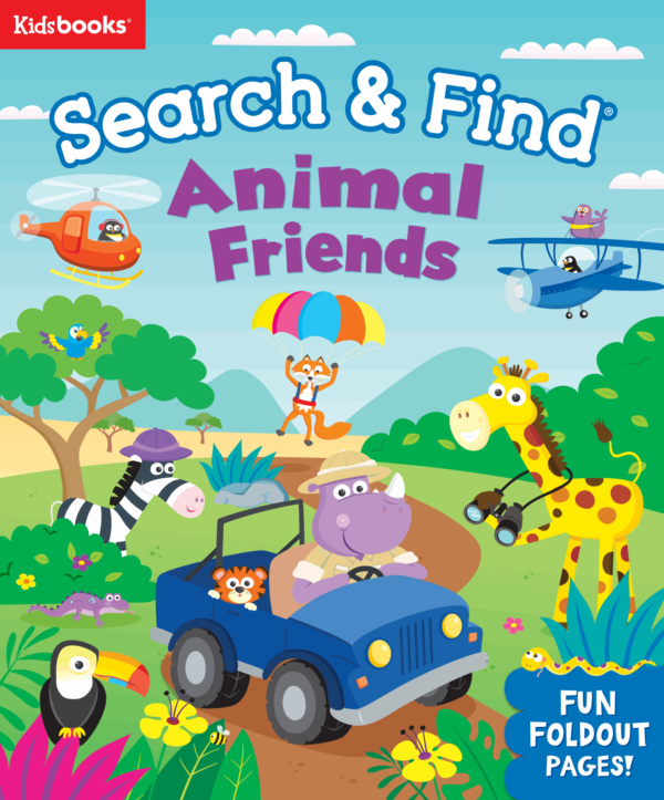 Search & Find: Animal Friends (with Foldout Pages) | Kidsbooks Publishing