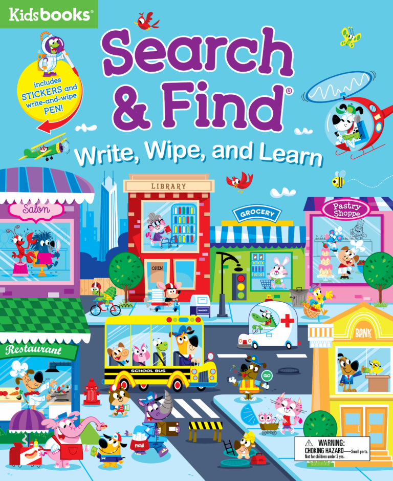 Search & Find: Write, Wipe, and Learn | Kidsbooks Publishing