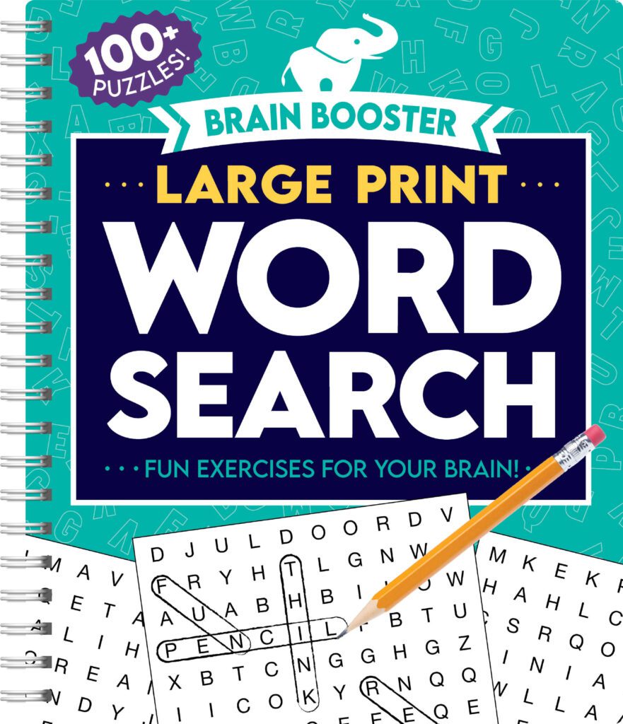 Brain Booster: Large Print Word Search | Kidsbooks Publishing