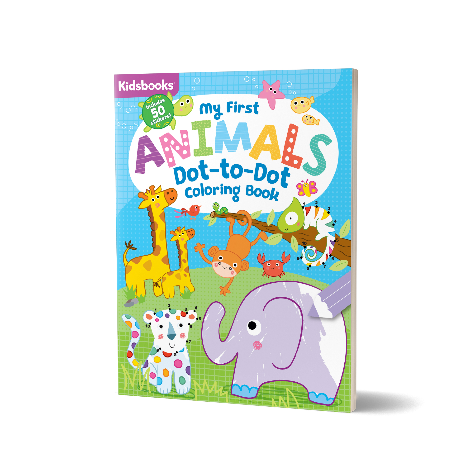My First Animals Dot-to-Dot Coloring Book – Kidsbooks Publishing