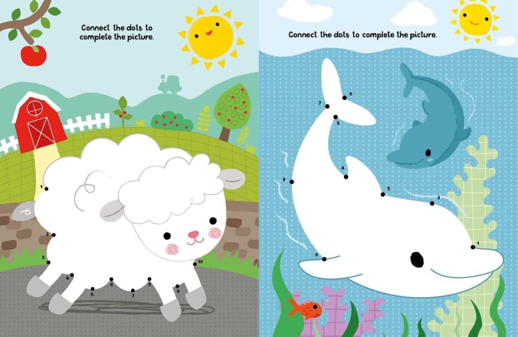 My First Animals Dot-to-Dot Coloring Book | Kidsbooks Publishing