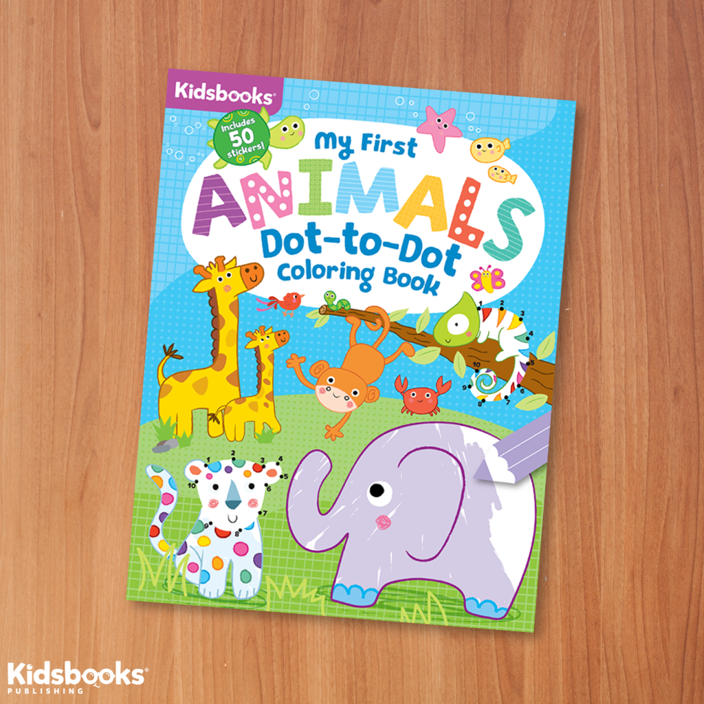 My First Animals Dot-to-Dot Coloring Book | Kidsbooks Publishing