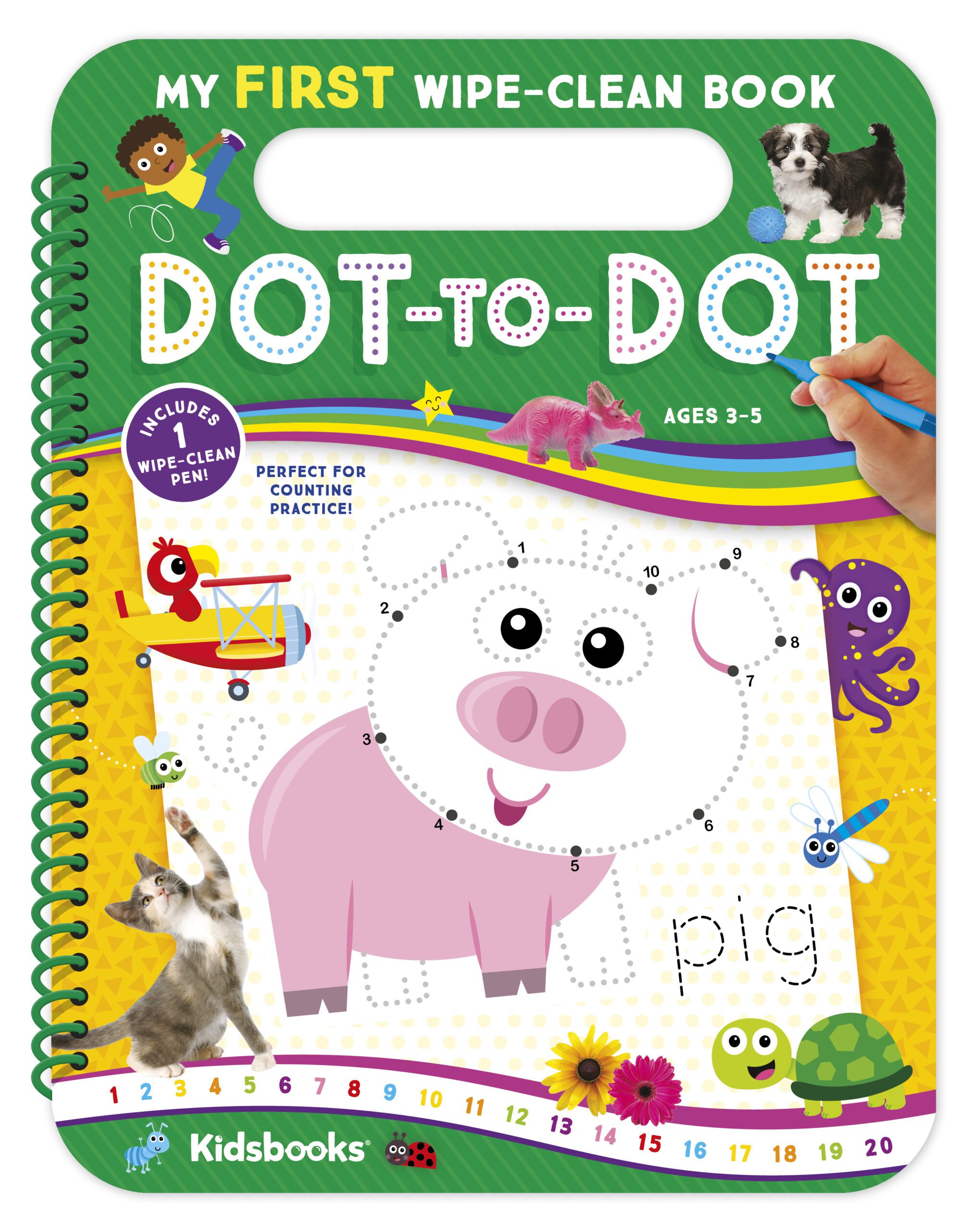 My First Wipe-Clean Book: Dot-to-Dot | Kidsbooks Publishing