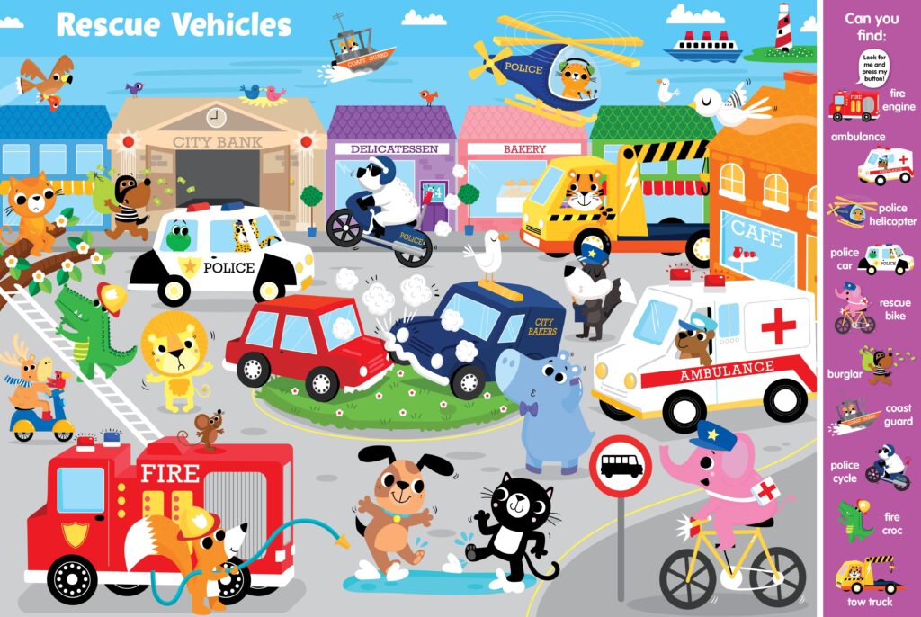 Search & Find: Vehicles | Kidsbooks Publishing