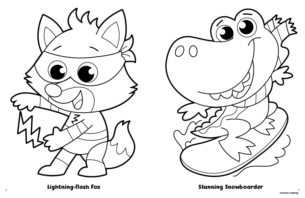 Super Cool Coloring Book | Kidsbooks Publishing