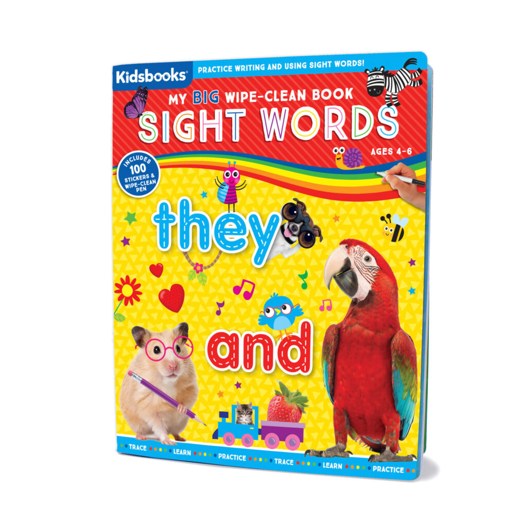My Big Wipe-Clean Book: Sight Words | Kidsbooks Publishing