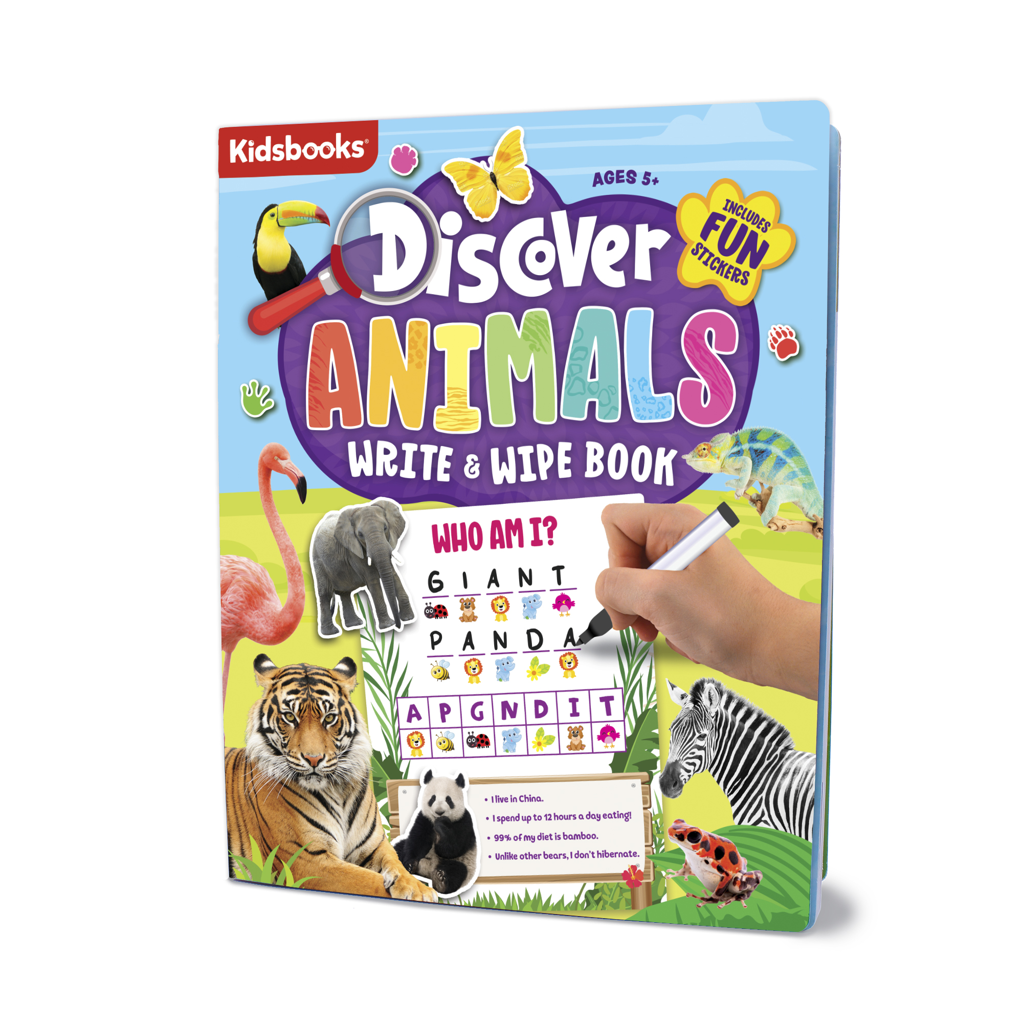 Discover Animals Write & Wipe – Kidsbooks Publishing
