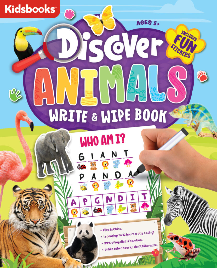 Discover Animals Write & Wipe | Kidsbooks Publishing