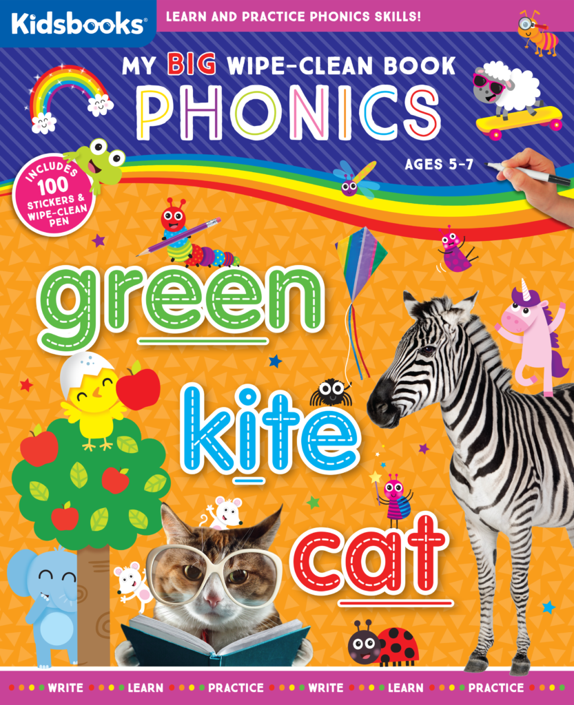 My Big Wipe-Clean Book: Phonics | Kidsbooks Publishing