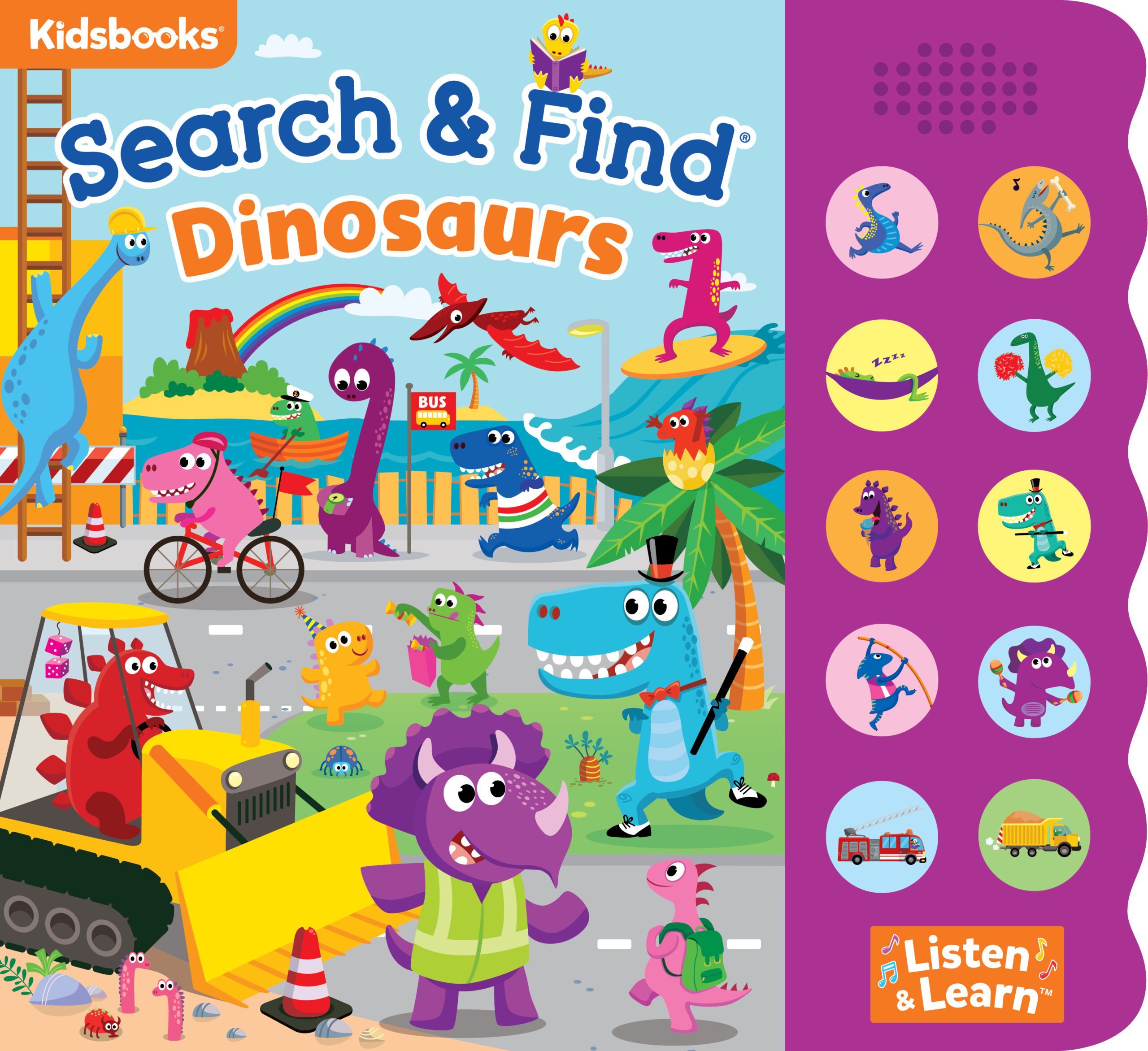 Search & Find: Dinosaurs | Kidsbooks Publishing