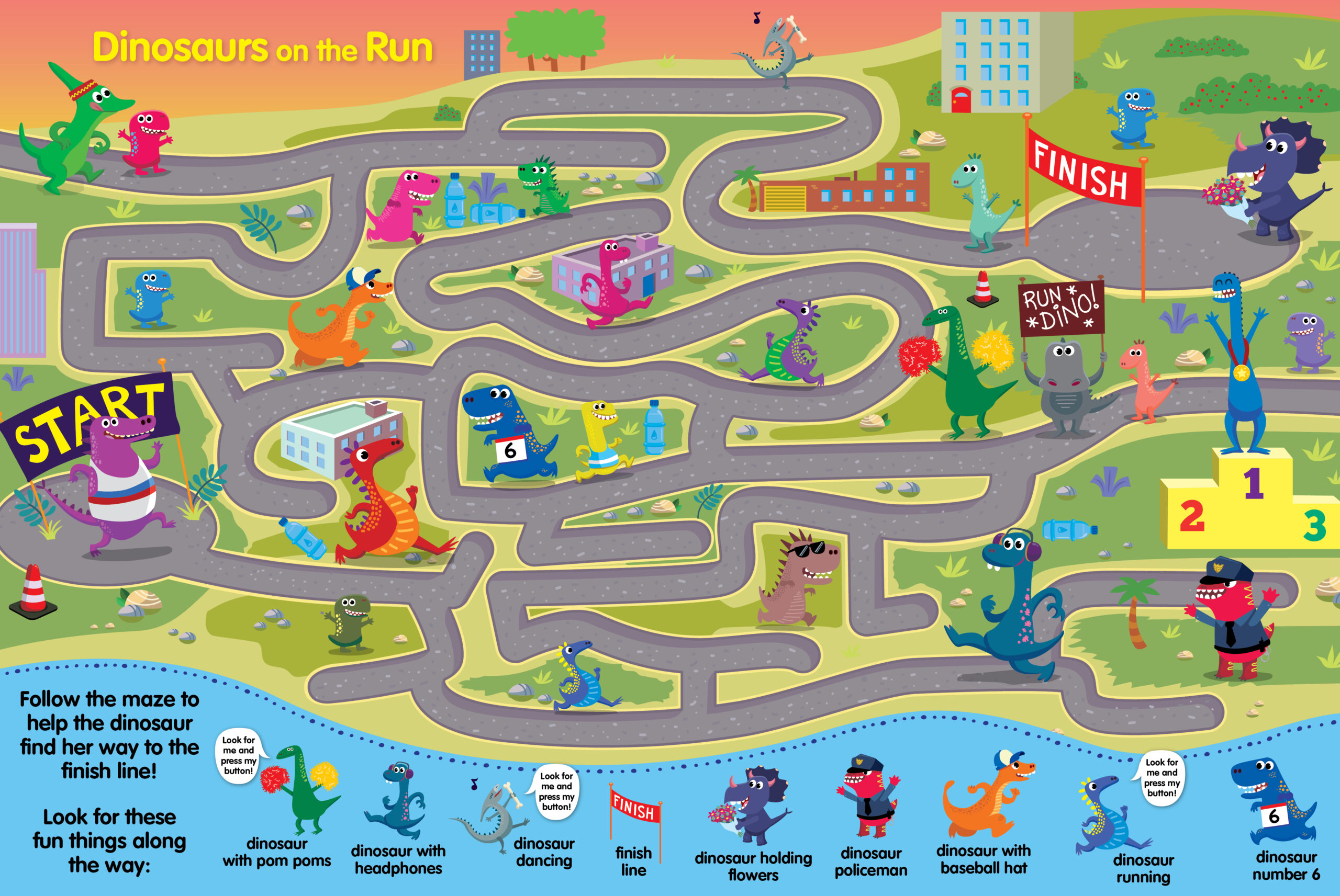 Search & Find: Dinosaurs | Kidsbooks Publishing