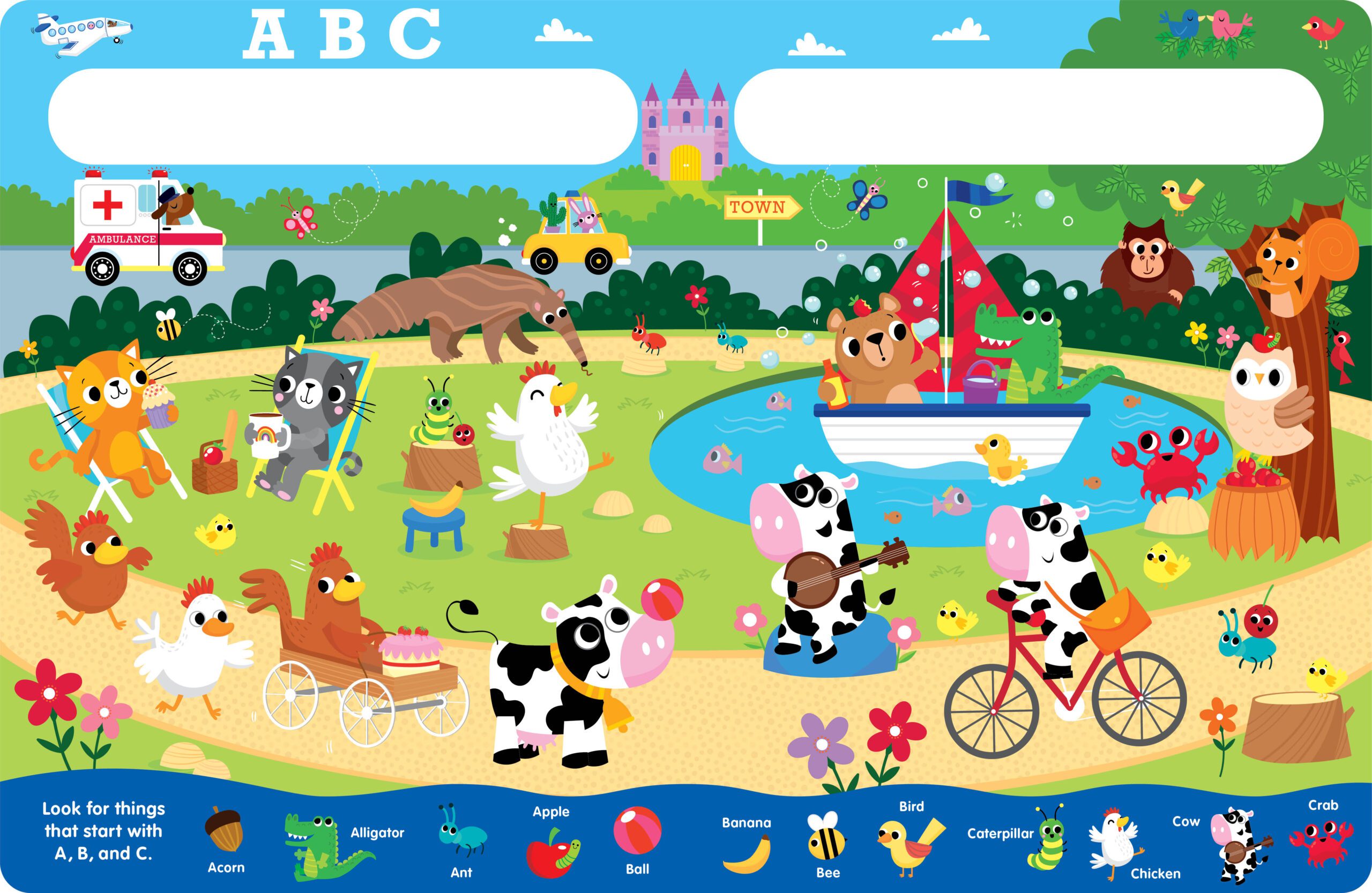 Search & Find Write & Wipe: ABC | Kidsbooks Publishing