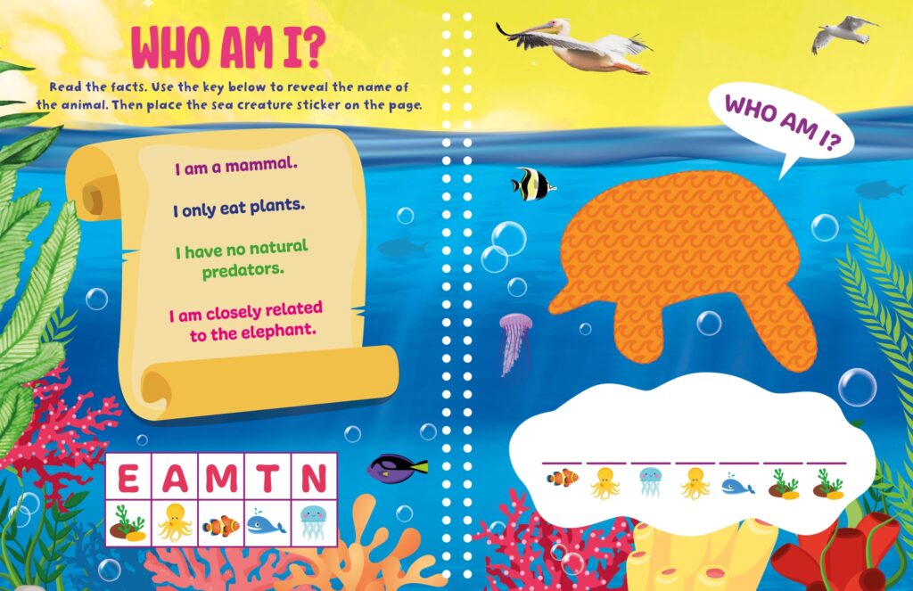 Discover Ocean Animals Write & Wipe | Kidsbooks Publishing