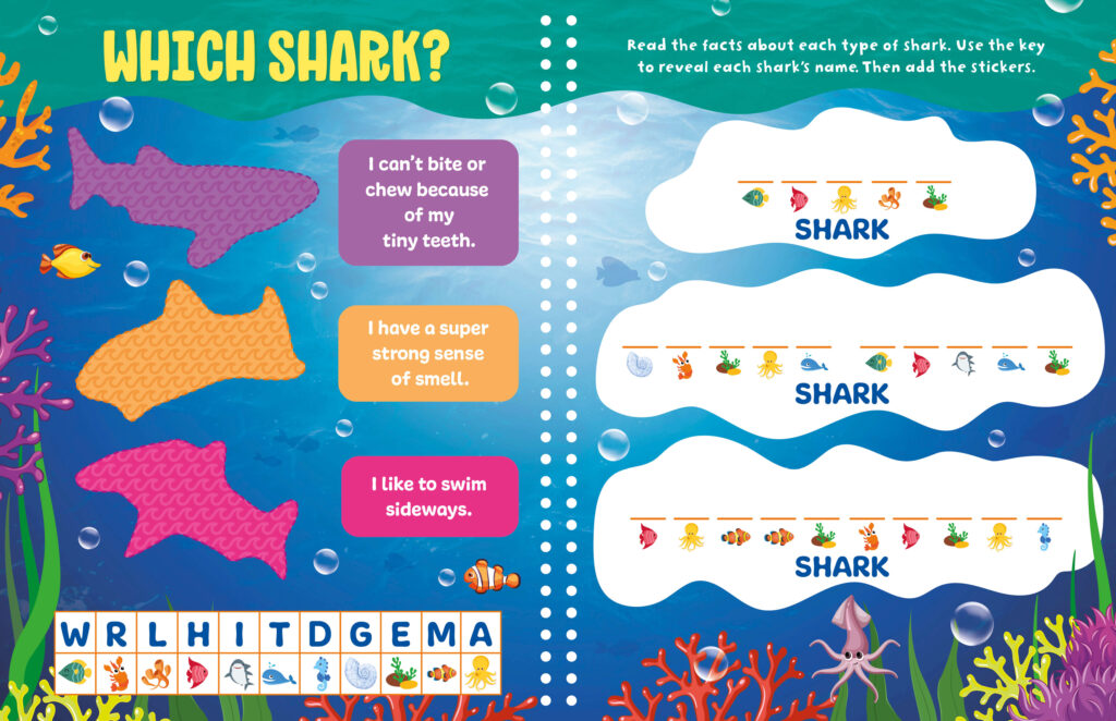 Discover Ocean Animals Write & Wipe | Kidsbooks Publishing