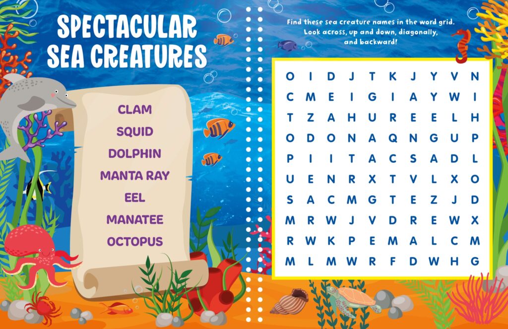 Discover Ocean Animals Write & Wipe | Kidsbooks Publishing