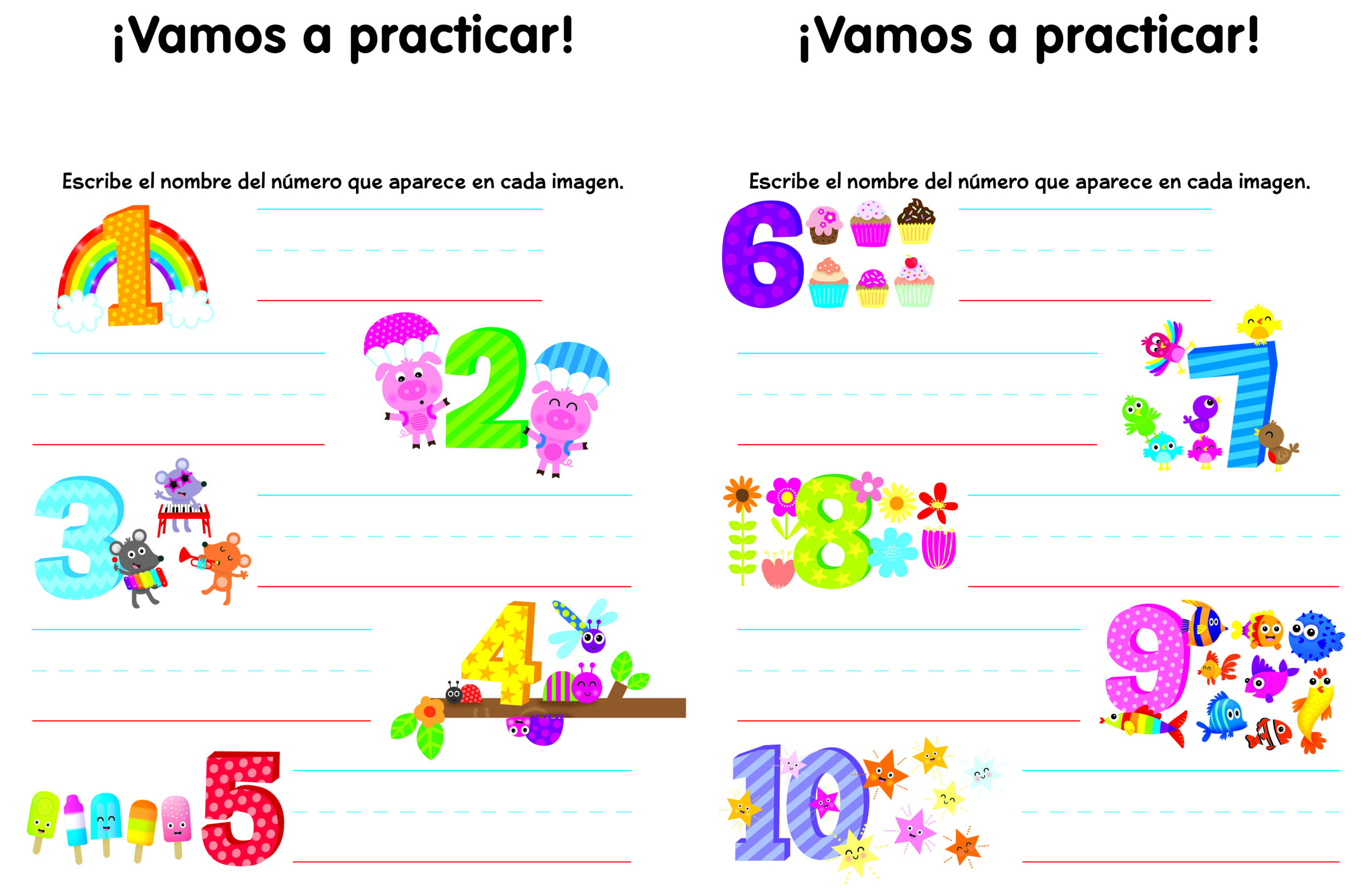 Mi Primer Libro Borrable: Números | Kidsbooks Publishing