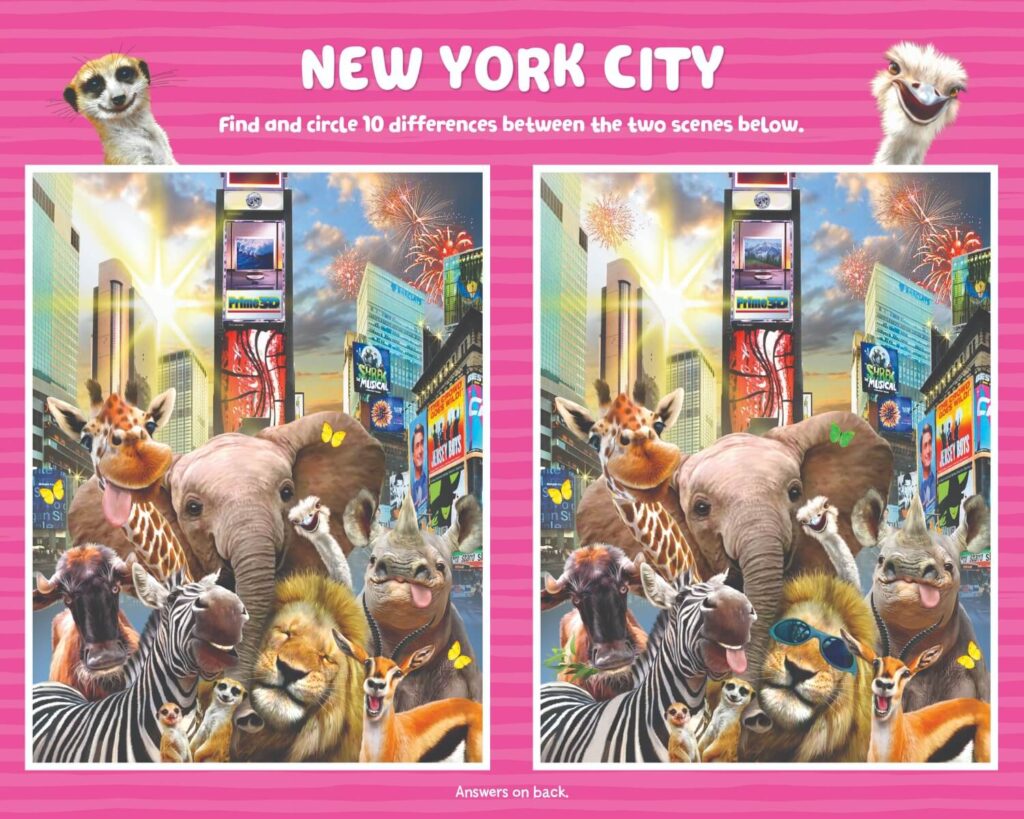 Spot the Difference: Animal Selfies | Kidsbooks Publishing