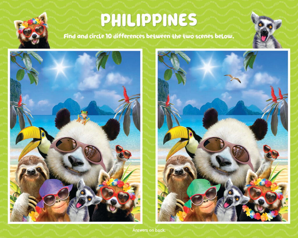 Spot the Difference: Animal Selfies | Kidsbooks Publishing
