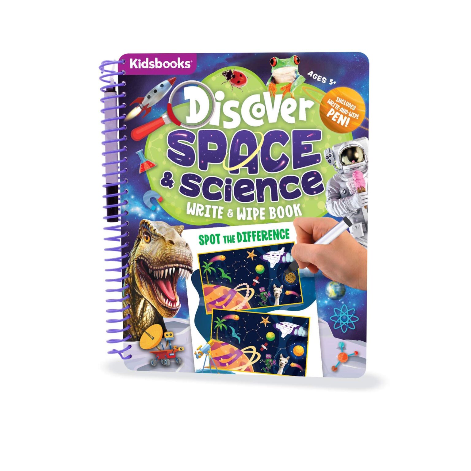 Science & Space: Discover Write & Wipe Activity Book | Kidsbooks Publishing