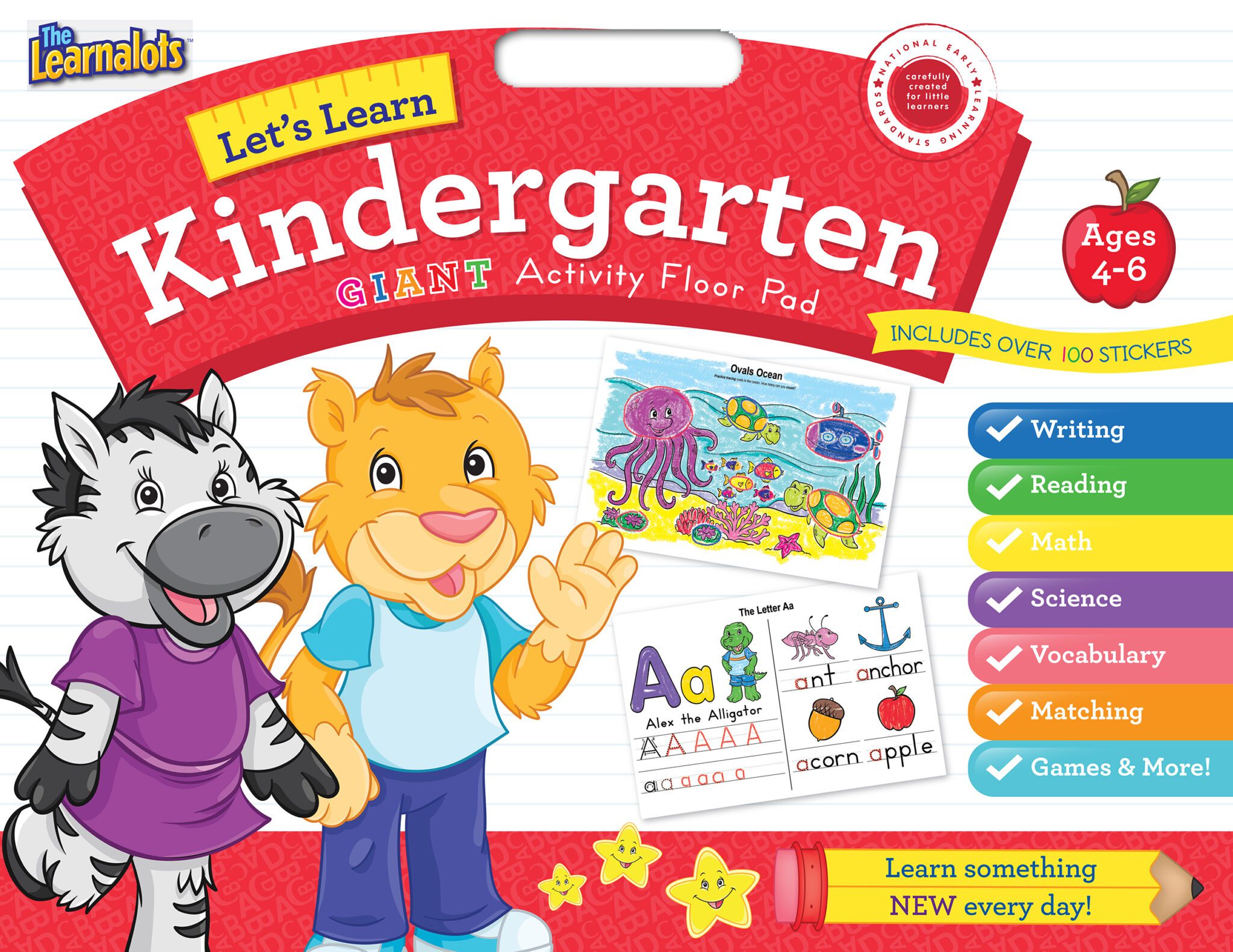 Let’s Learn Kindergarten GIANT Activity Floor Pad | Kidsbooks Publishing