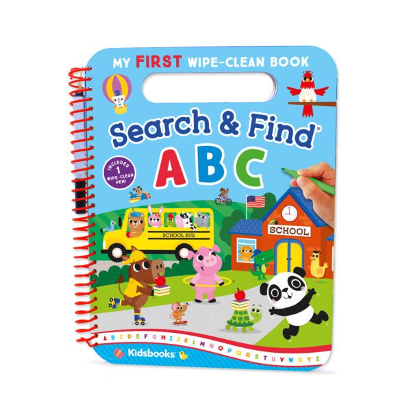 My First Wipe-Clean Book: Search & Find ABC | Kidsbooks Publishing