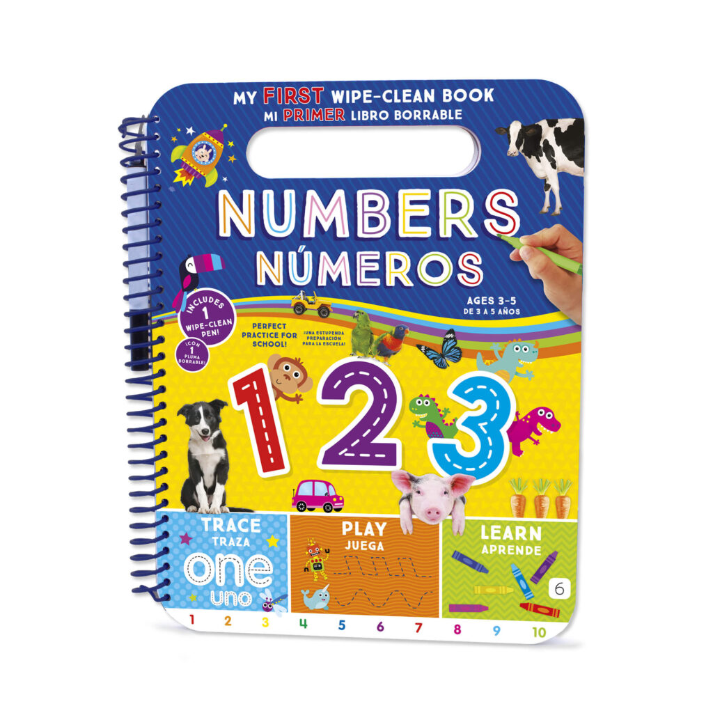 My First Wipe-Clean Book: Numbers Bilingual | Kidsbooks Publishing