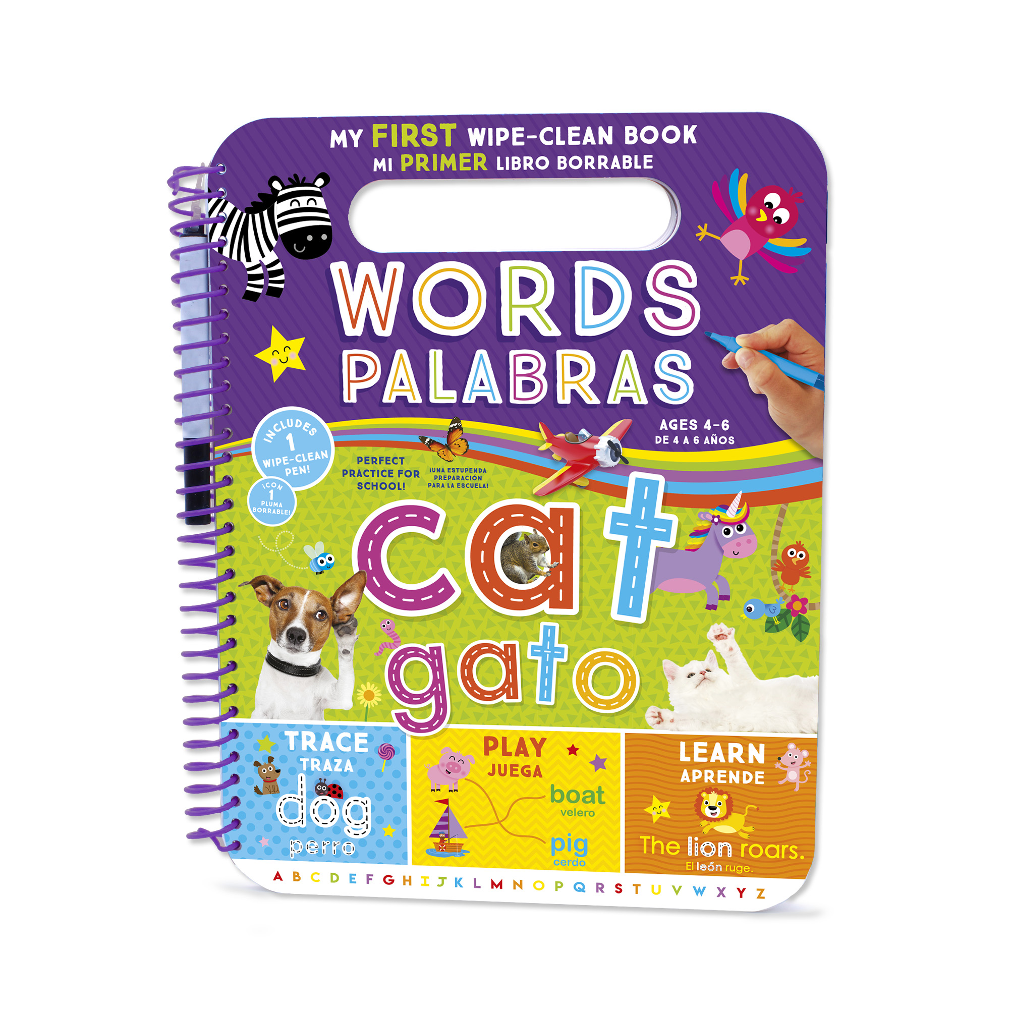 My First Wipe-Clean Book: Words Bilingual | Kidsbooks Publishing