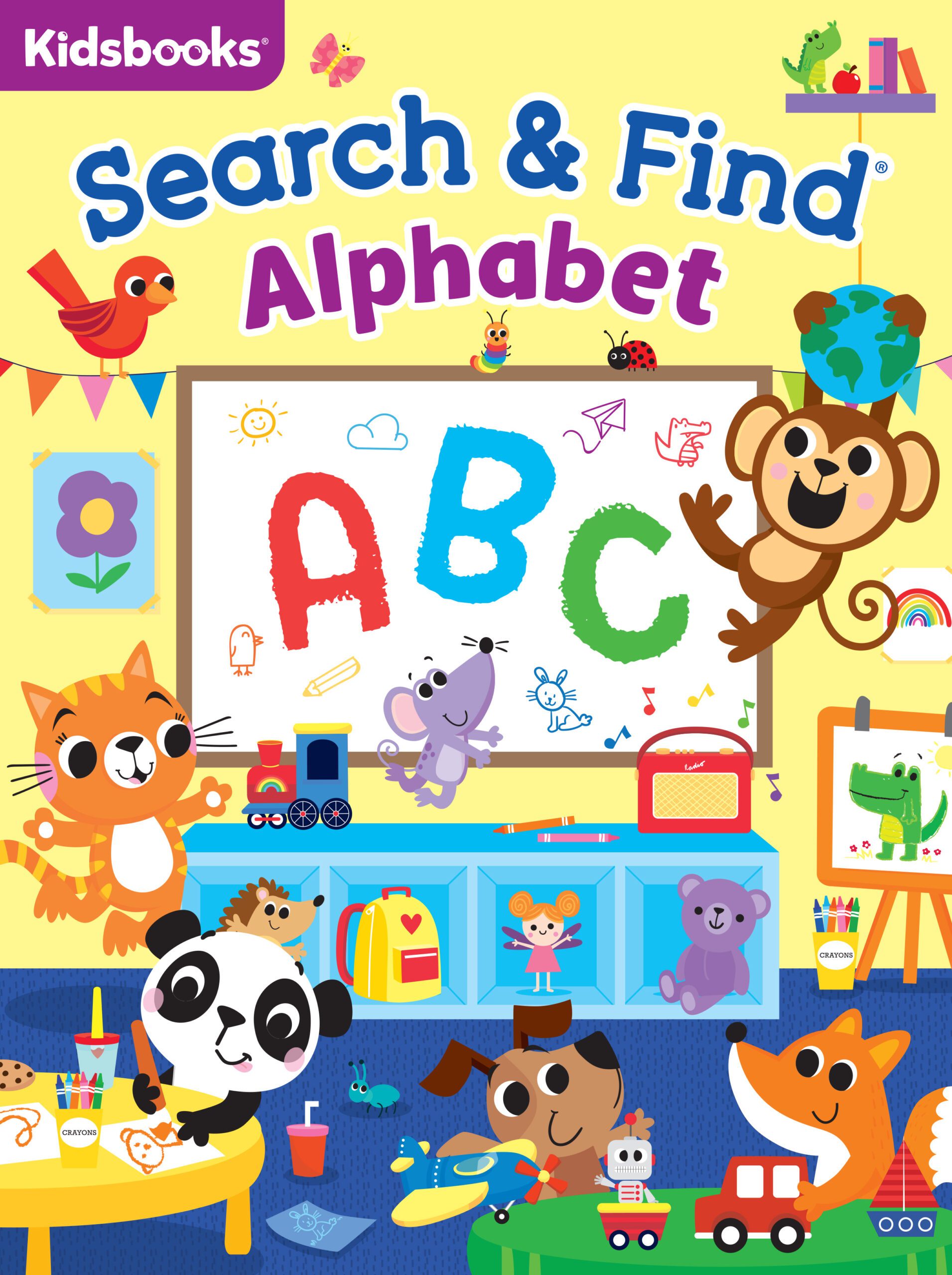 Search & Find Giant Alphabet Puzzle and Book Set | Kidsbooks Publishing