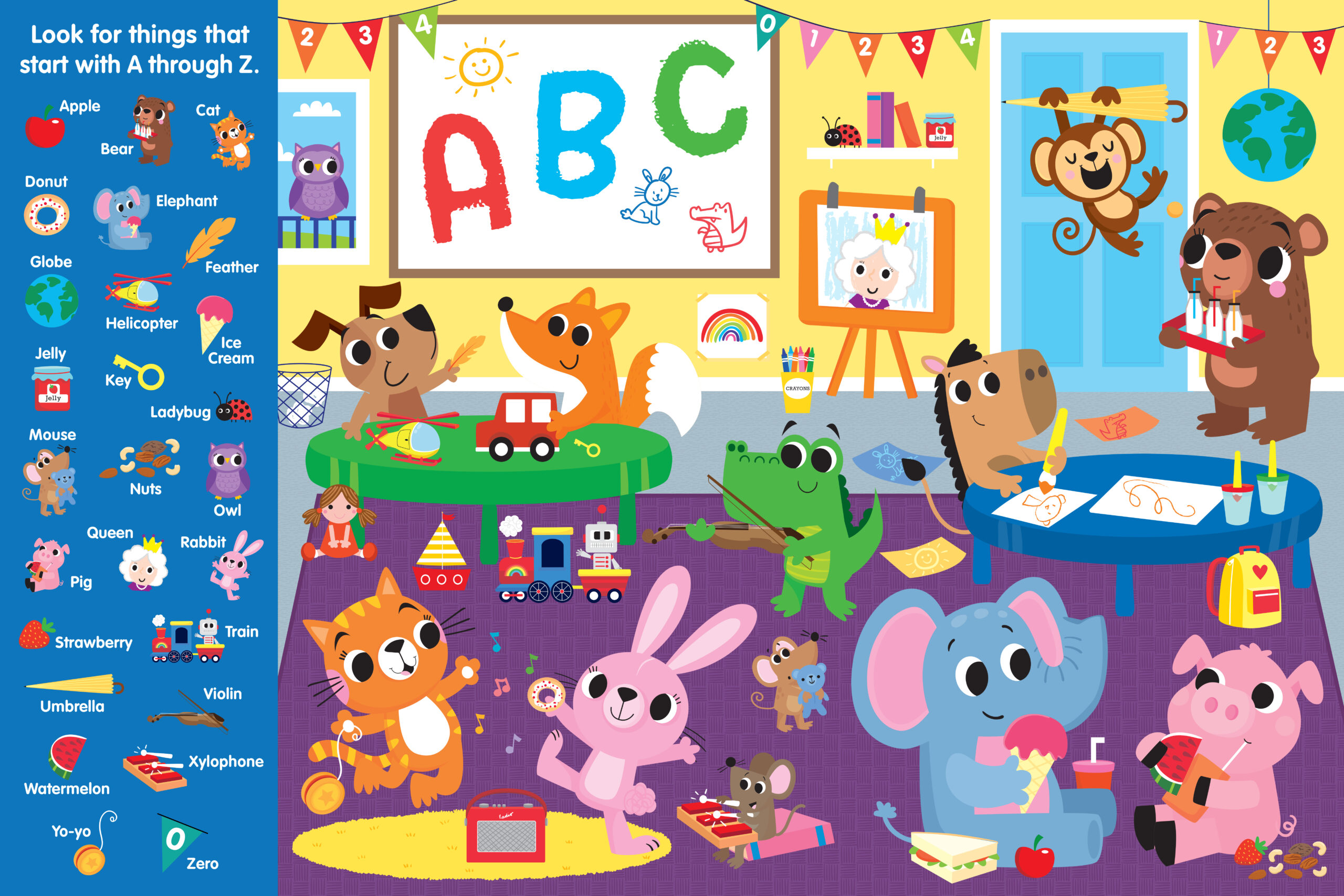 Search & Find Giant Alphabet Puzzle and Book Set | Kidsbooks Publishing