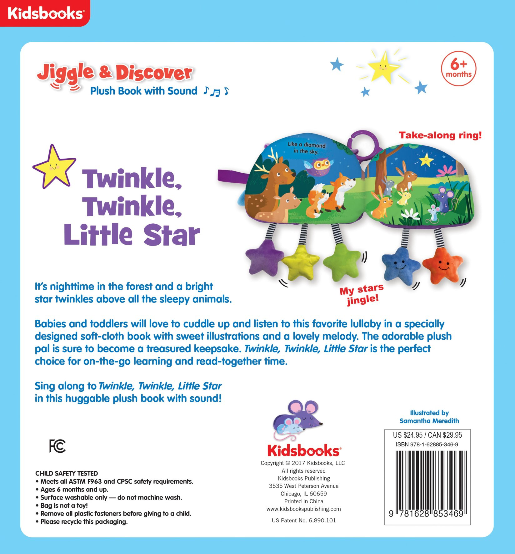 Jiggle & Discover: Twinkle Twinkle Little Star-Plush Book with Sound ...