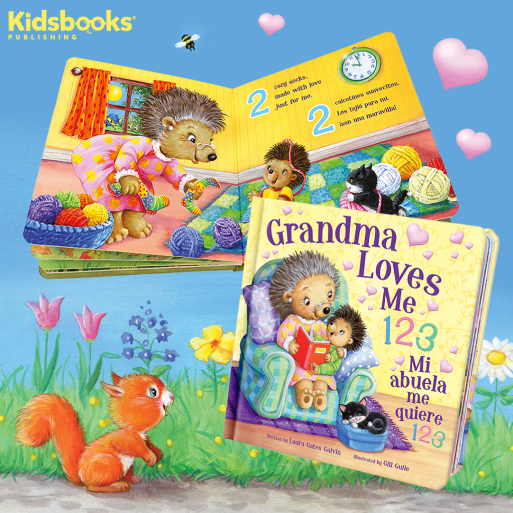 Grandma Loves Me 123 Bilingual | Kidsbooks Publishing
